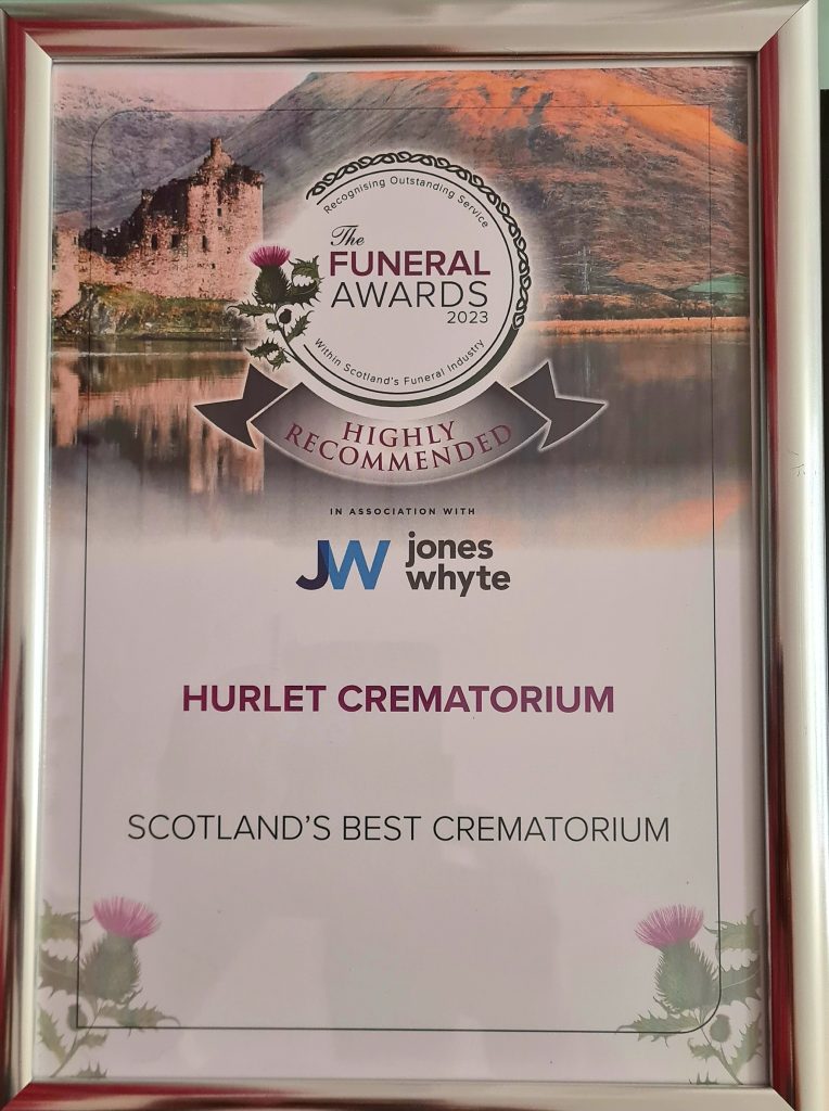 2023 Scottish Funeral Awards Highly Recommended Accolade – The Hurlet ...