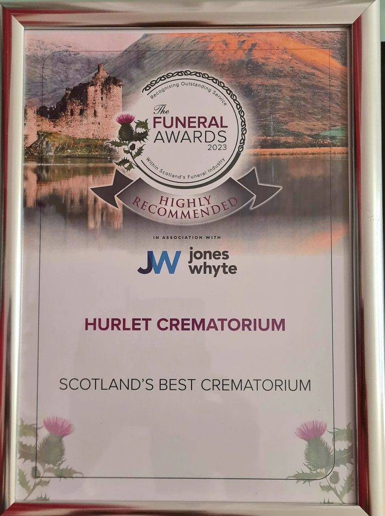 2023 Scottish Funeral Awards Highly Recommended Accolade – The Hurlet ...